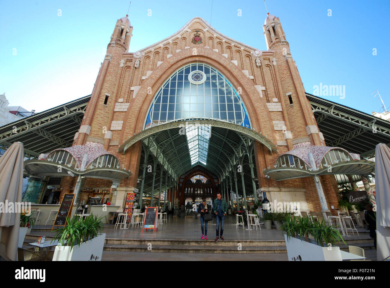 Mercado de Colón, Columbus market, Valencia Spain Stock Photo - Alamy