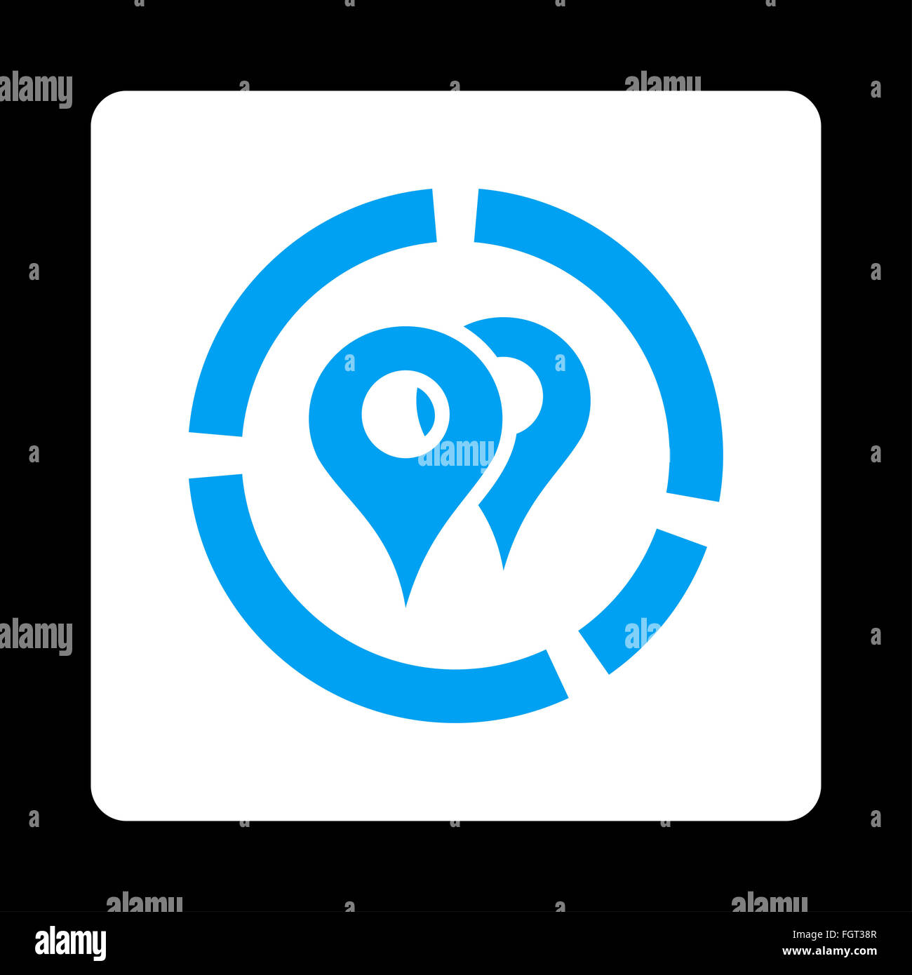 Geo Diagram Icon Stock Photo - Alamy