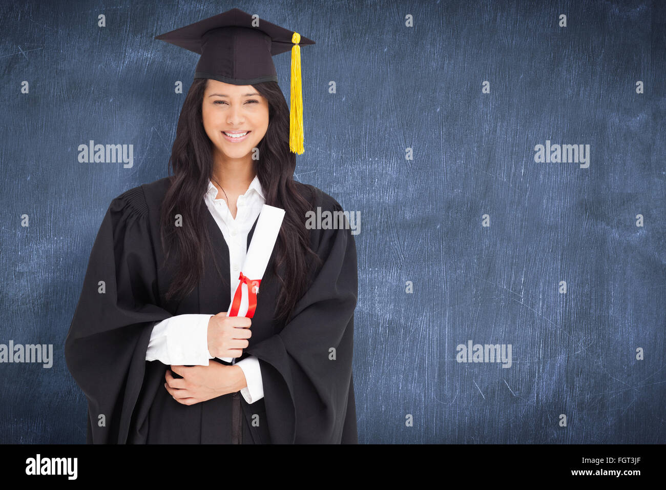 Woman degree dressed in graduation hi-res stock photography and images ...