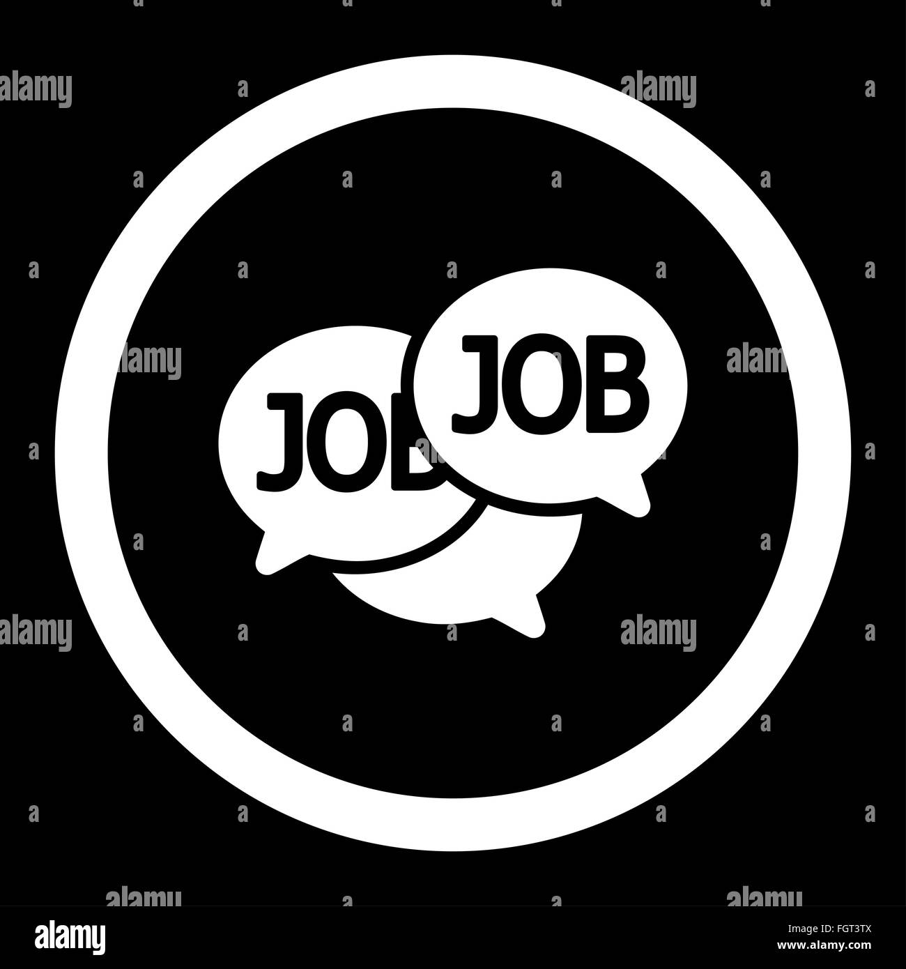 Labor Market icon Stock Photo - Alamy
