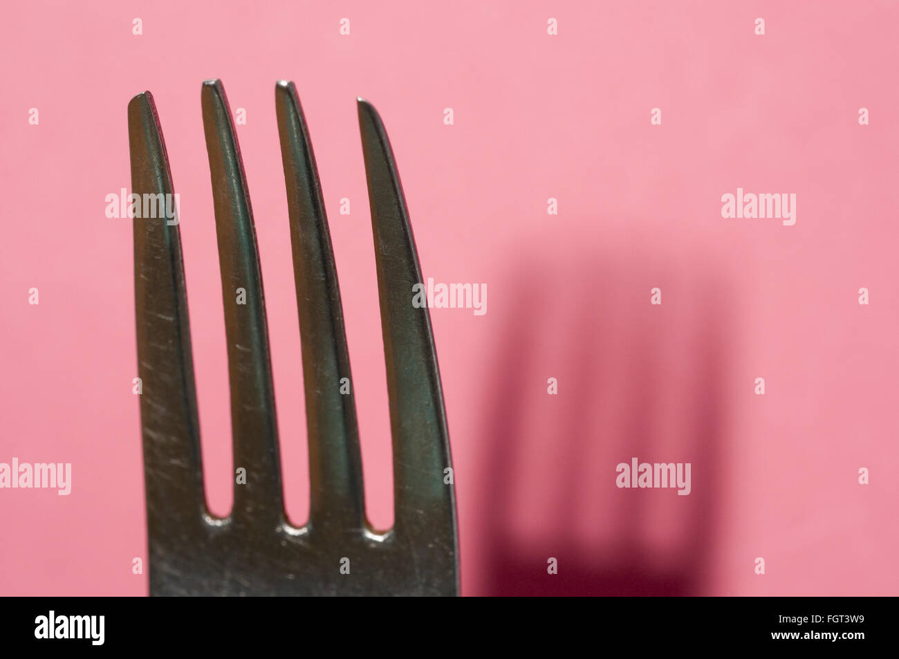 fork with shadow Stock Photo - Alamy