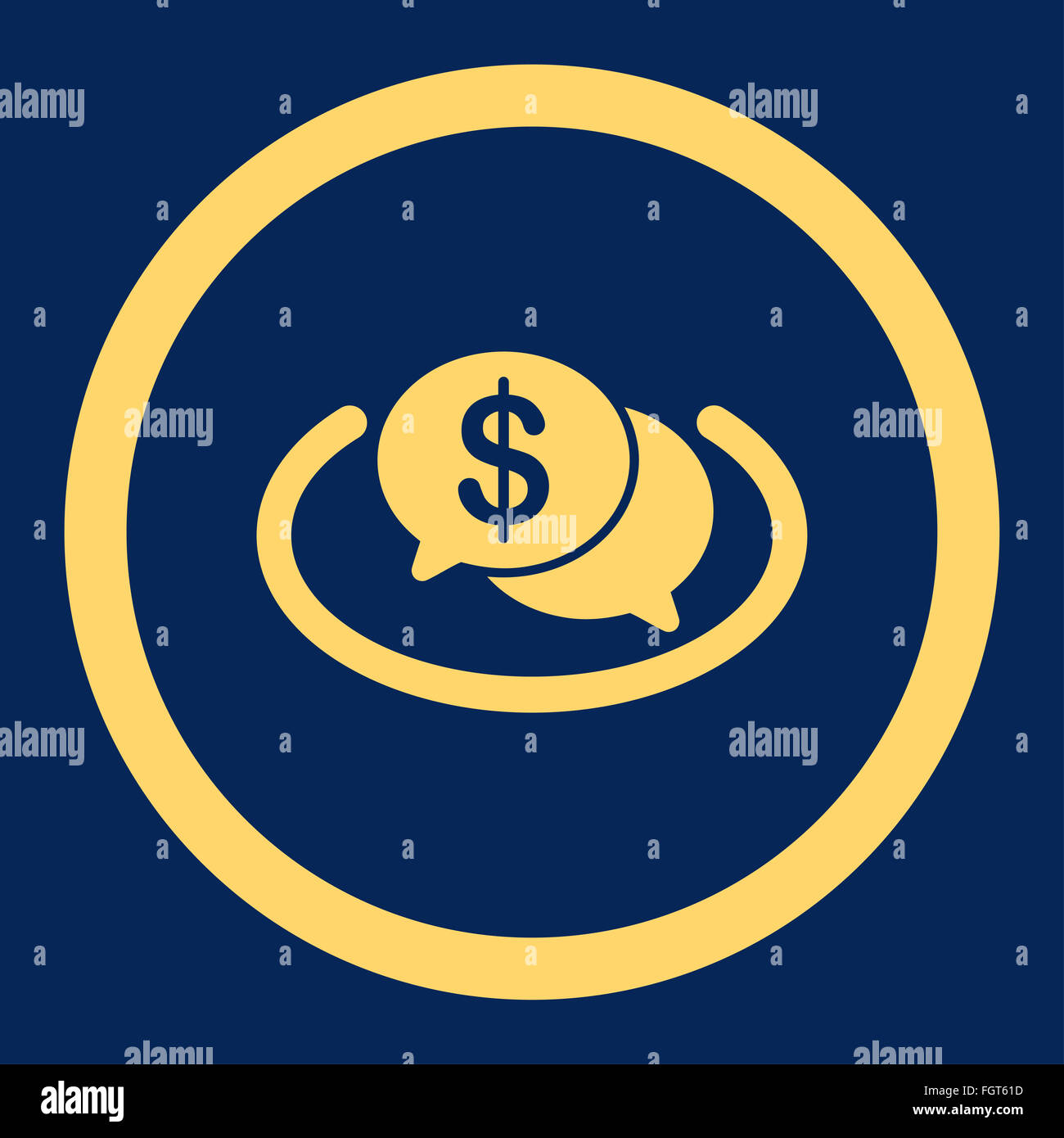 Financial Network icon Stock Photo - Alamy