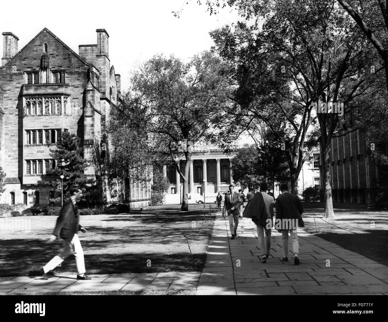pedagogy, university, campus of a college in the USA, 1960s, Additional-Rights-Clearences-Not ...