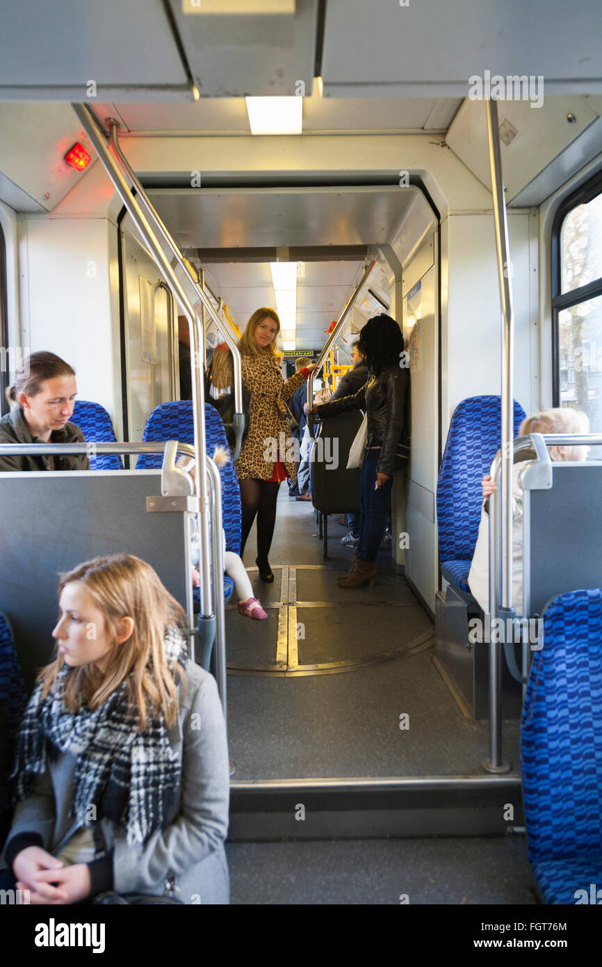 Amsterdam tram interior hi-res stock photography and images - Alamy