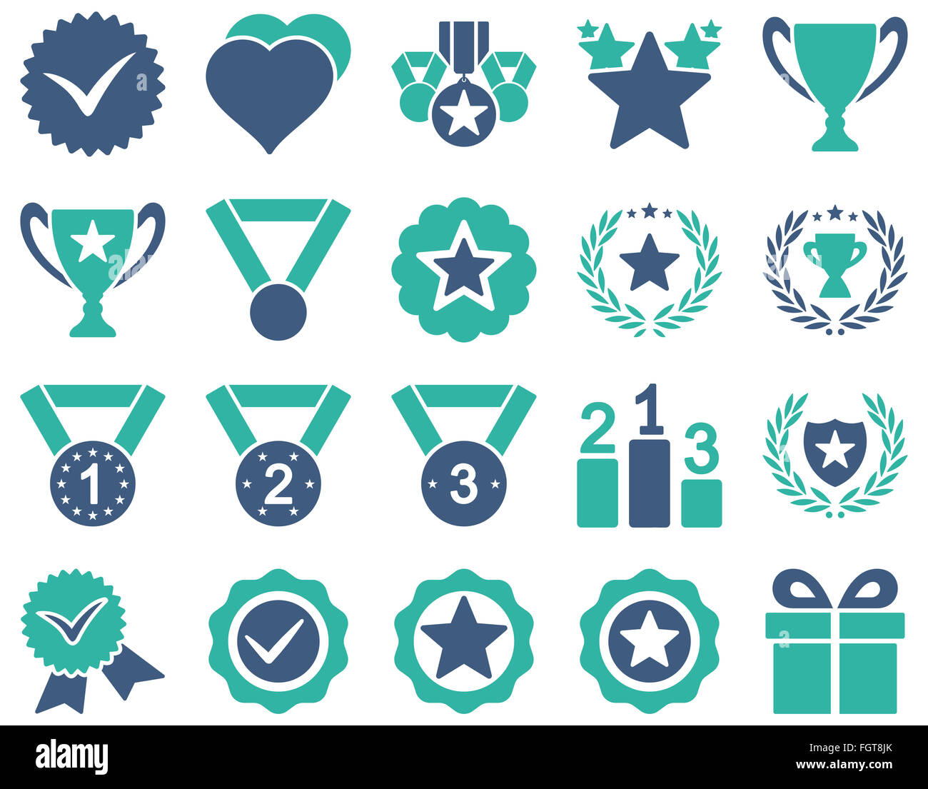 Competition amp; Success Bicolor Icons Stock Photo - Alamy