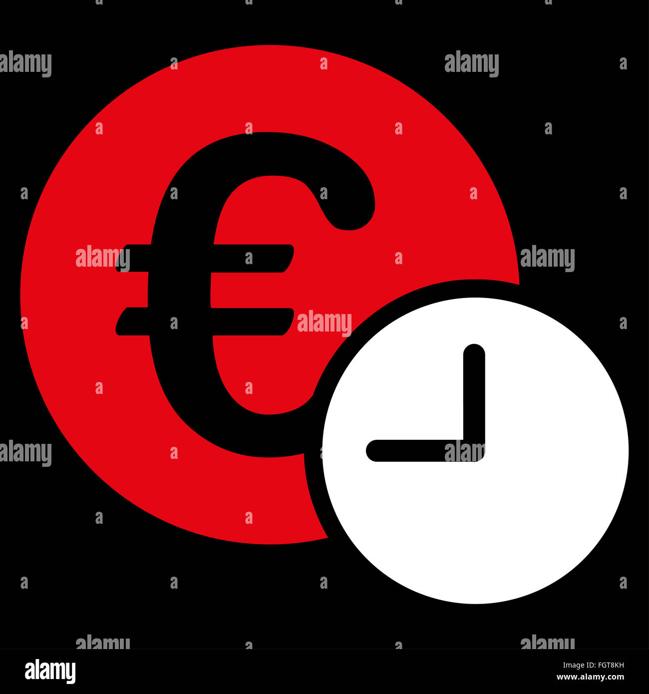 Euro credit icon Stock Photo - Alamy