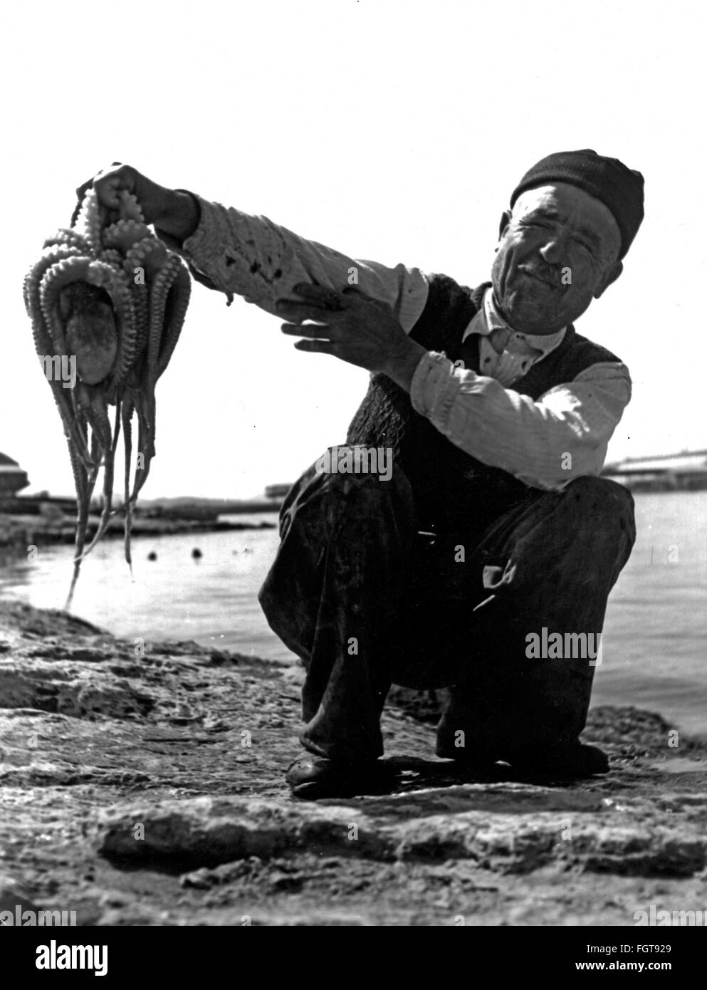 Crete old men Black and White Stock Photos & Images - Alamy