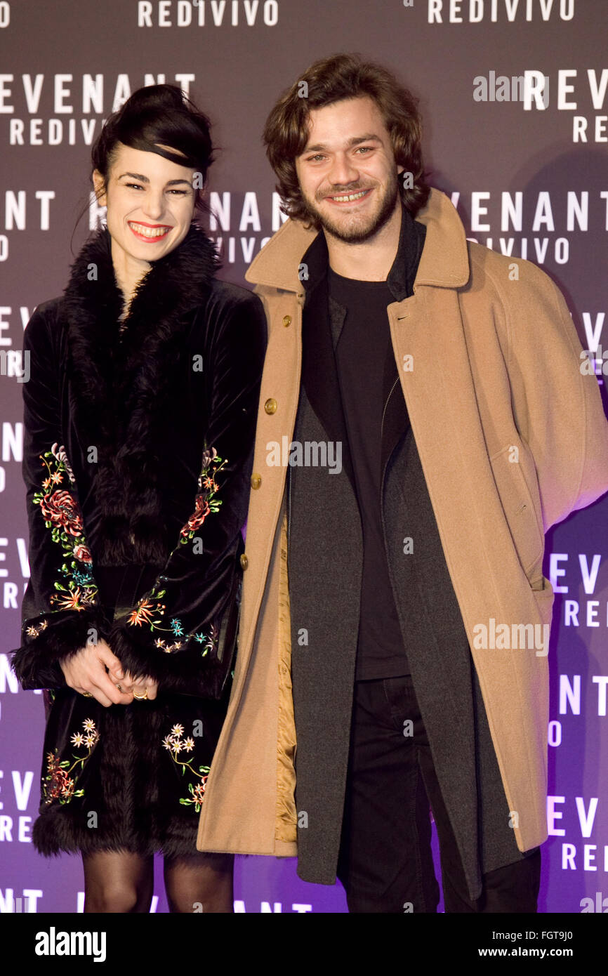 Rome, Casa del Cinema, the premiere of the film "Revenant". Pictured ...