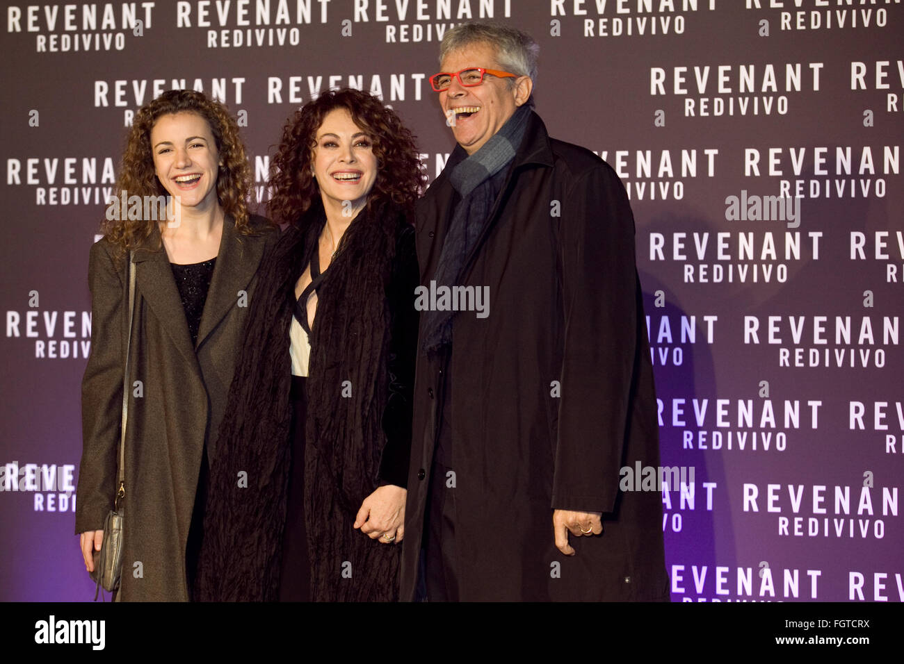 Rome, Casa del Cinema, the premiere of the film "Revenant". Pictured ...