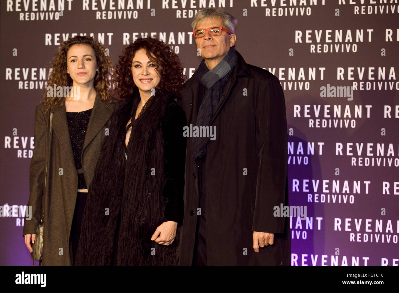 Rome, Casa del Cinema, the premiere of the film "Revenant". Pictured ...