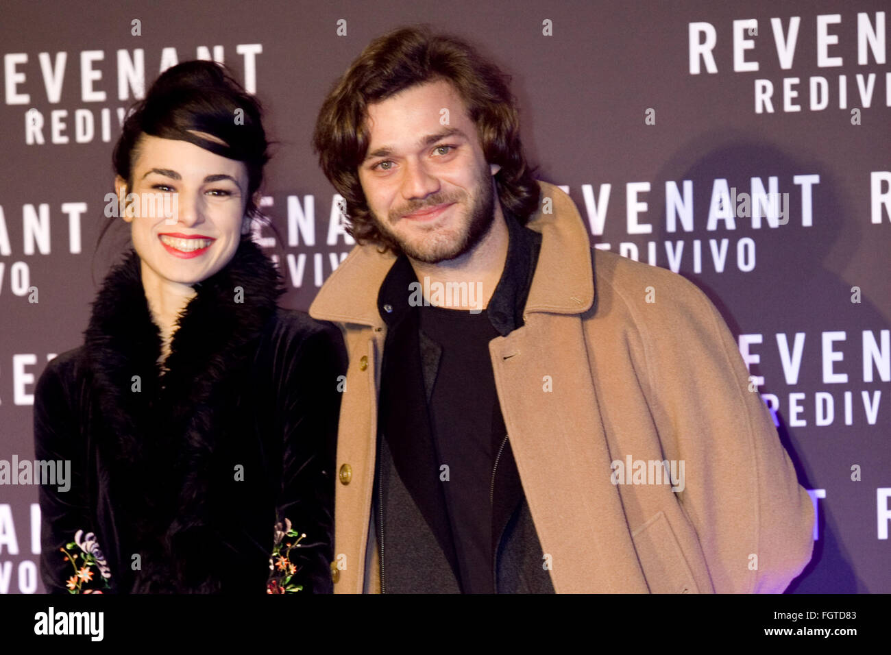 Rome, Casa del Cinema, the premiere of the film "Revenant". Pictured ...