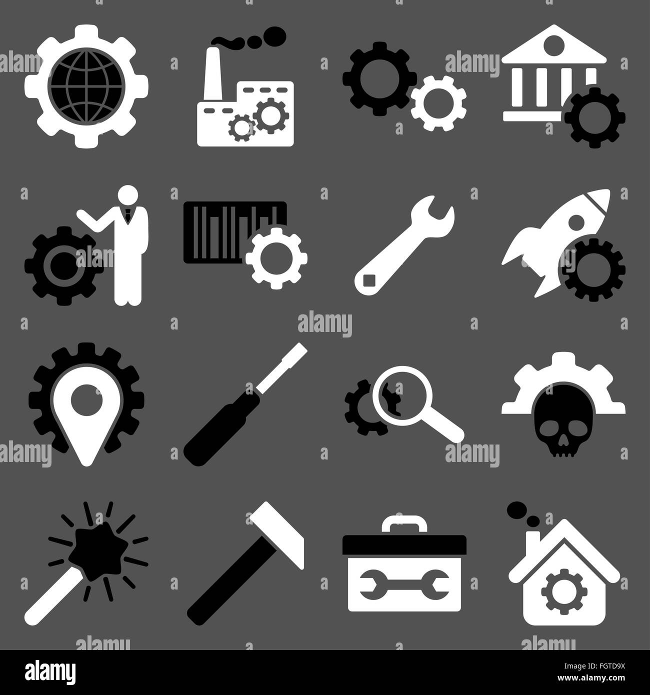 Factory tool box Black and White Stock Photos & Images - Alamy