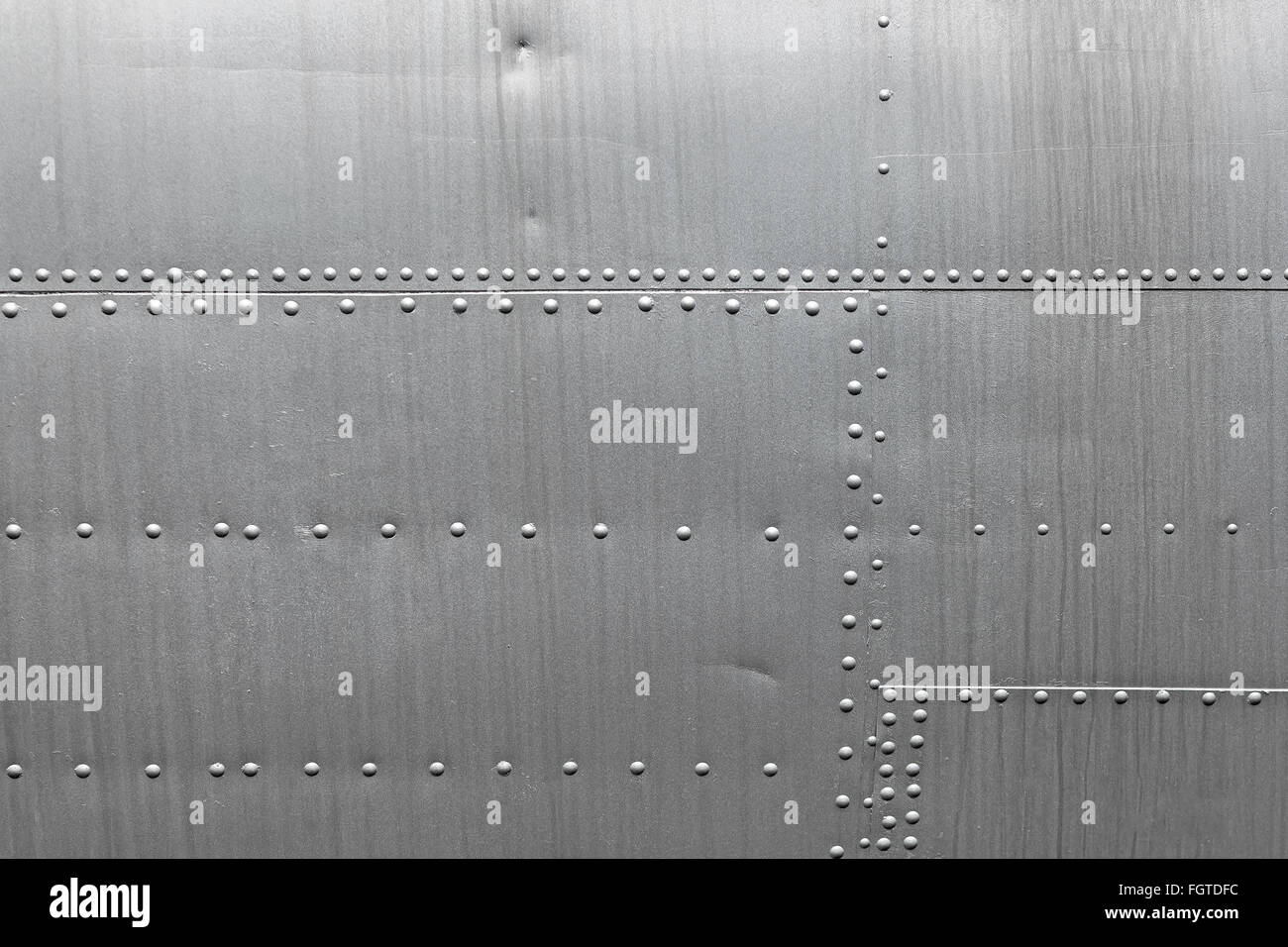 Abstract metallic background. Silver metal texture with rivets Stock ...