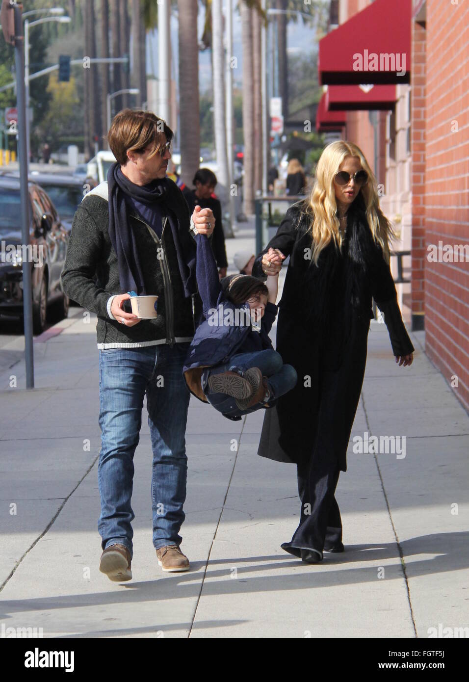 Rachel Zoe spotted out with her husband Rodger Berman and their sons ...