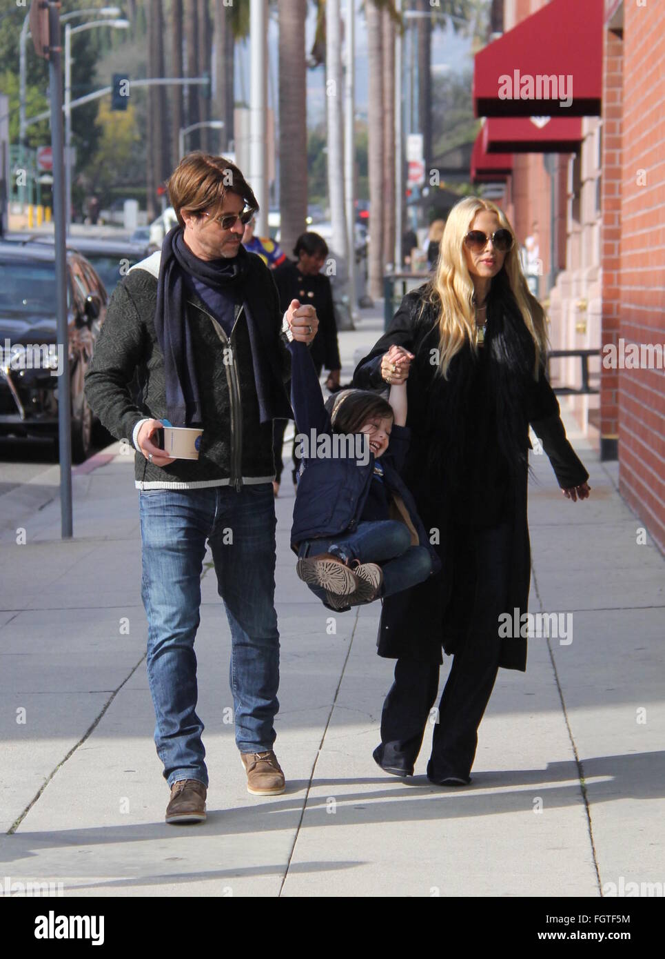 Rachel Zoe spotted out with her husband Rodger Berman and their sons ...