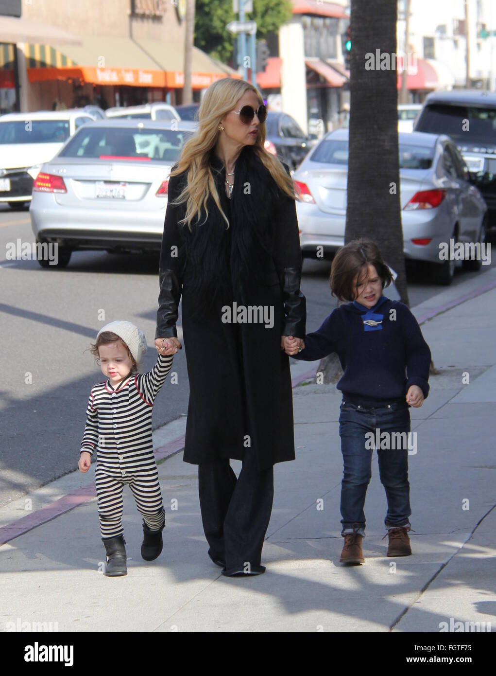 Rachel Zoe spotted out with her husband Rodger Berman and their sons ...