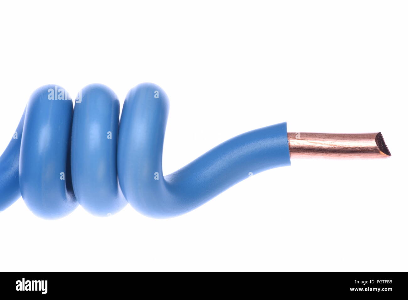 Electrical wire conductor Cut Out Stock Images & Pictures - Alamy