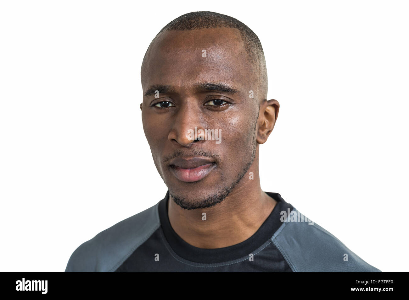 Portrait of confident rugby player Stock Photo - Alamy