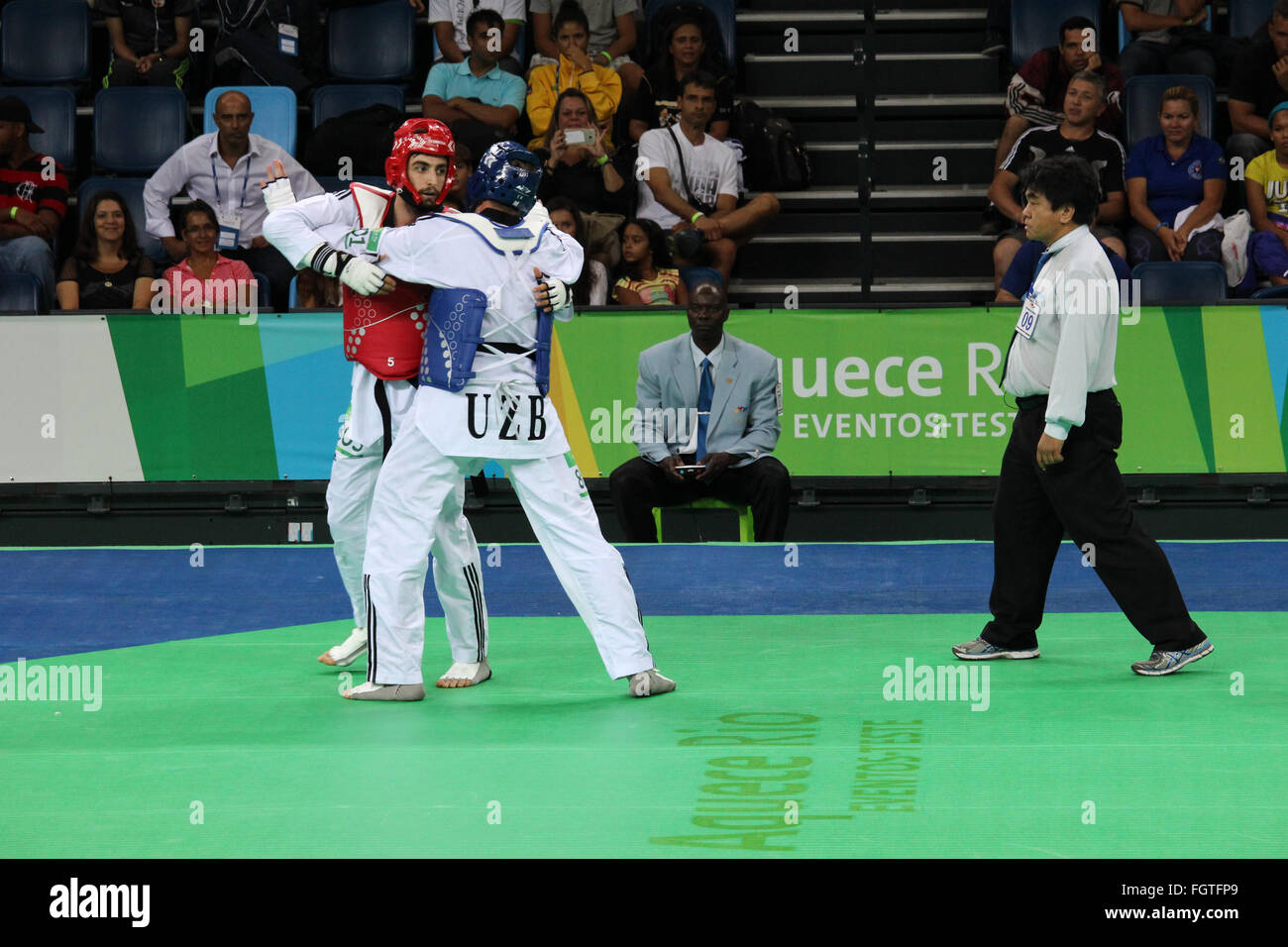 Rio de Janeiro, Brazil, 21 February 2016:In this photo are the Dimitry ...