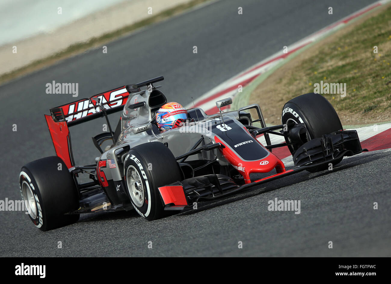 Barcelona, Spain. 22nd Feb, 2016. French Formula One driver Romain ...