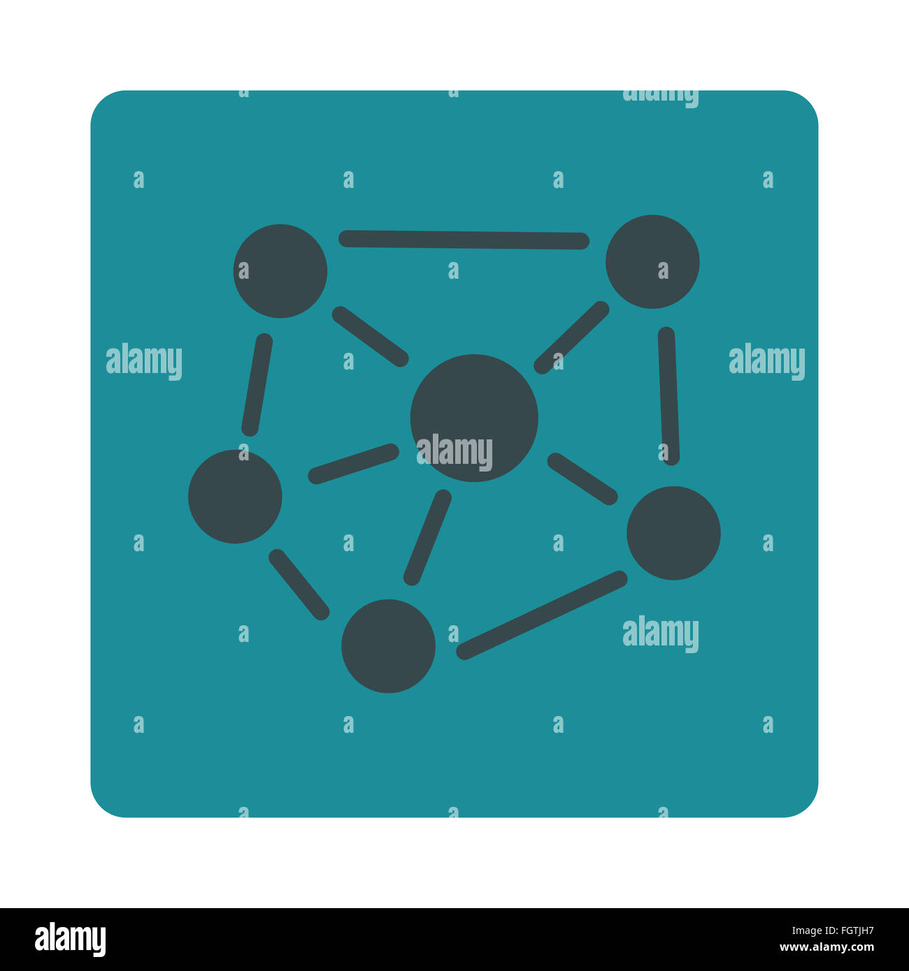 Social Graph icon Stock Photo - Alamy
