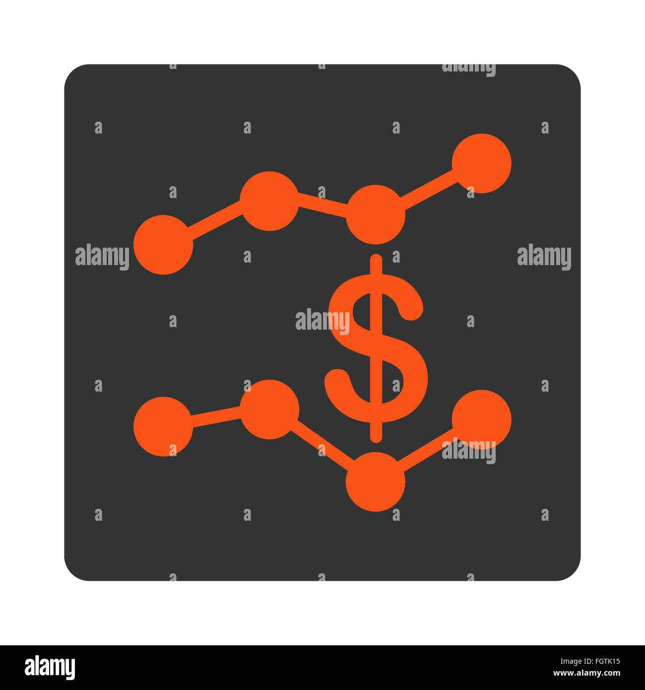 Sales Trends Icon Stock Photo - Alamy