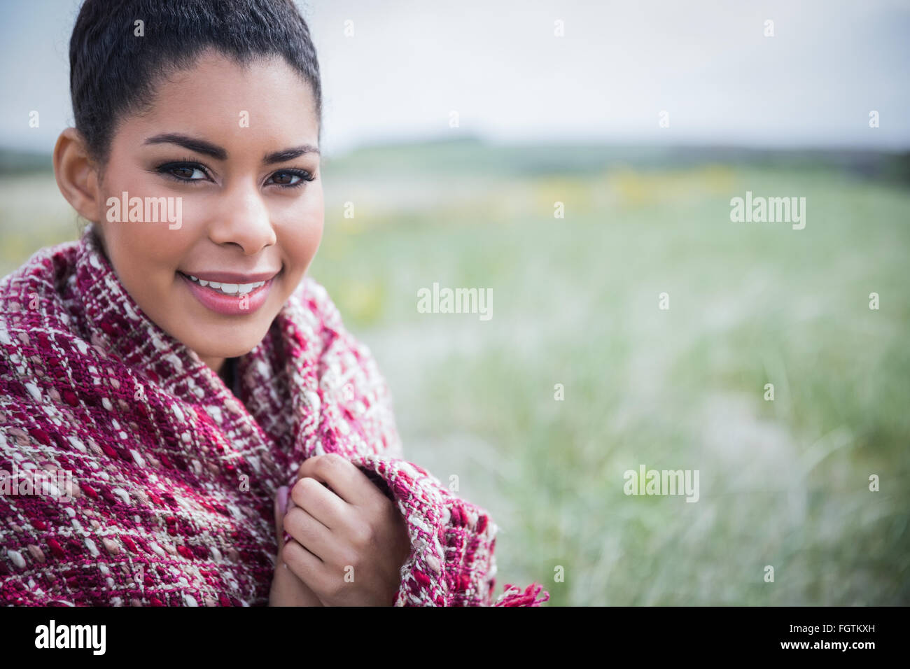 Wrapped in wool coat hi-res stock photography and images - Alamy