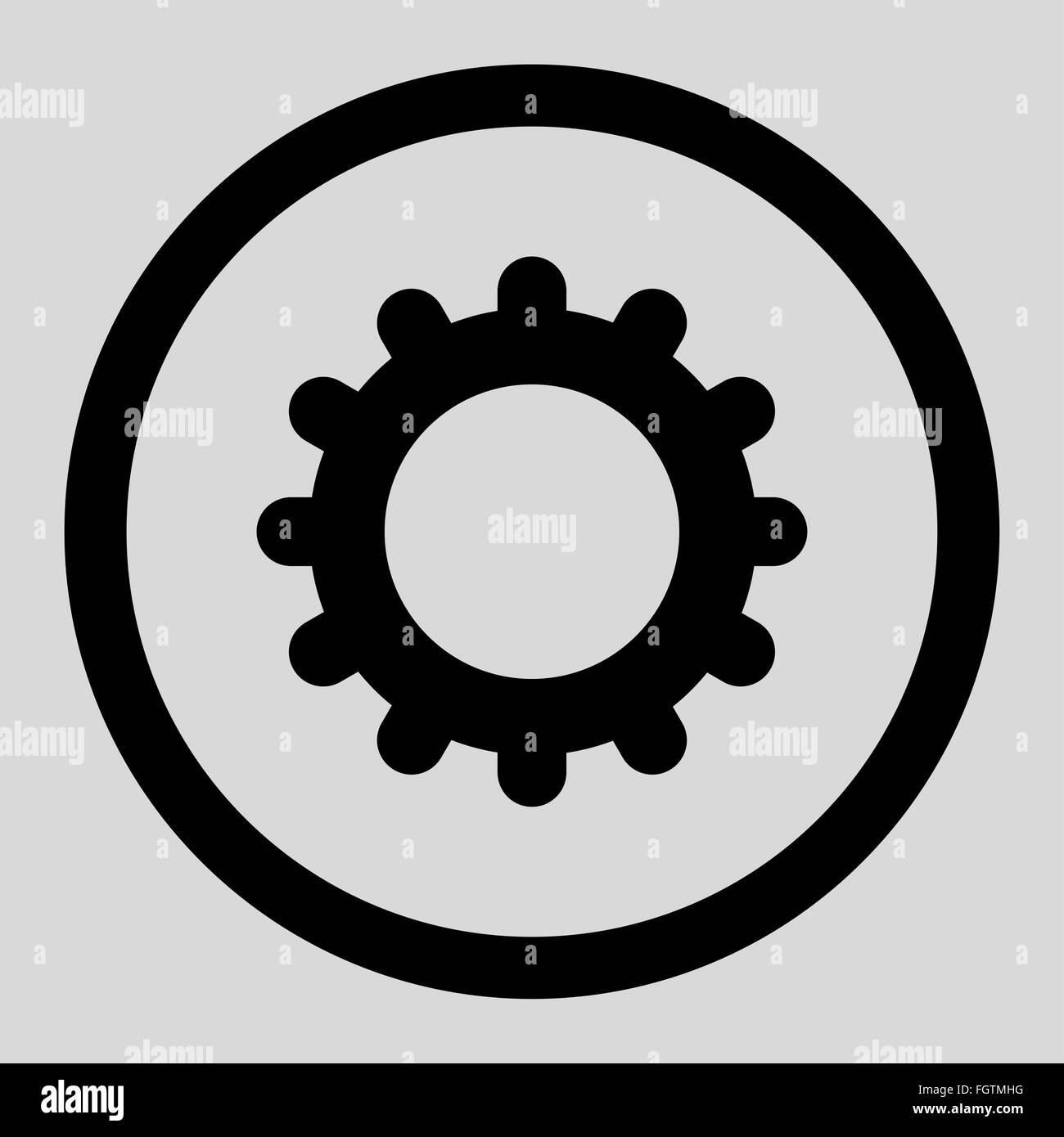 Rounded gear Black and White Stock Photos & Images - Alamy