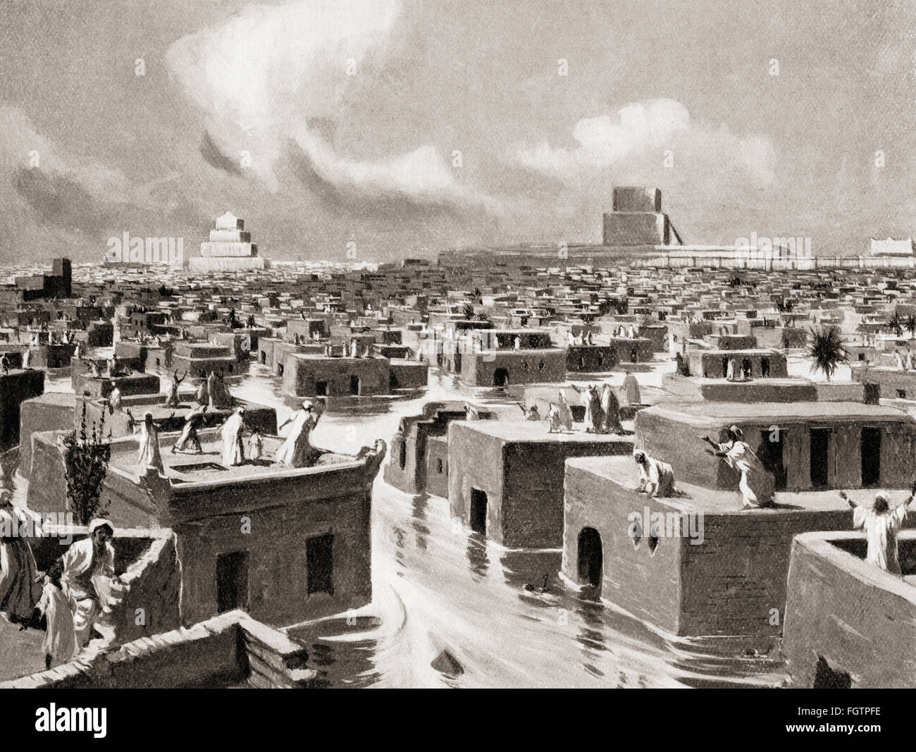 The destruction of Babylon by Sennacherib in 689 BC, when he diverted ...