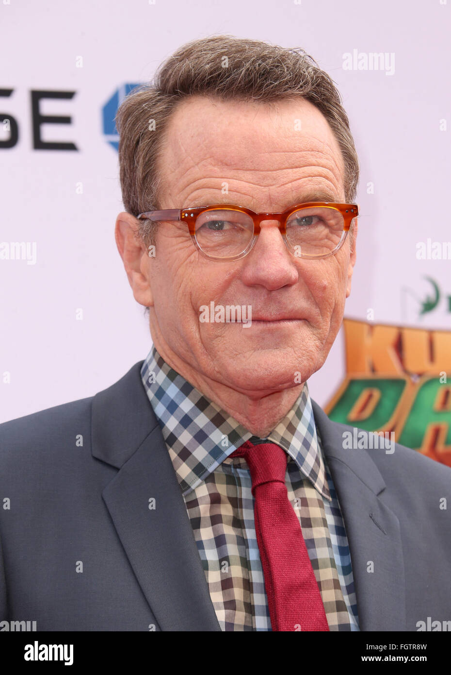 Bryan cranston kung fu panda 3 world premiere hi-res stock photography ...