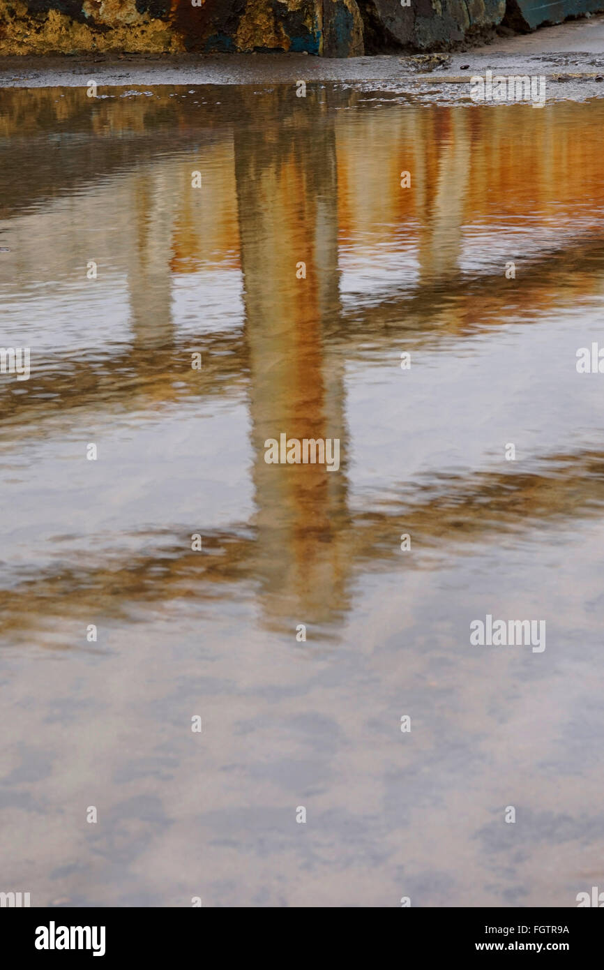 The disused tidal swimming pool at Tynemouth, Tyneside, England, UK ...