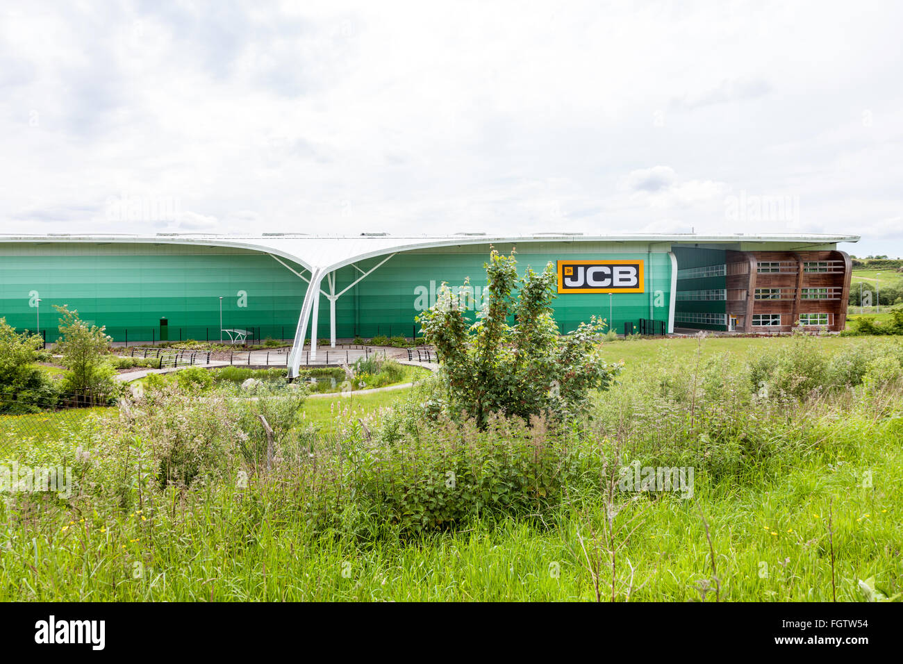 The JCB World Logistics distribution centre Blue Planet building at ...