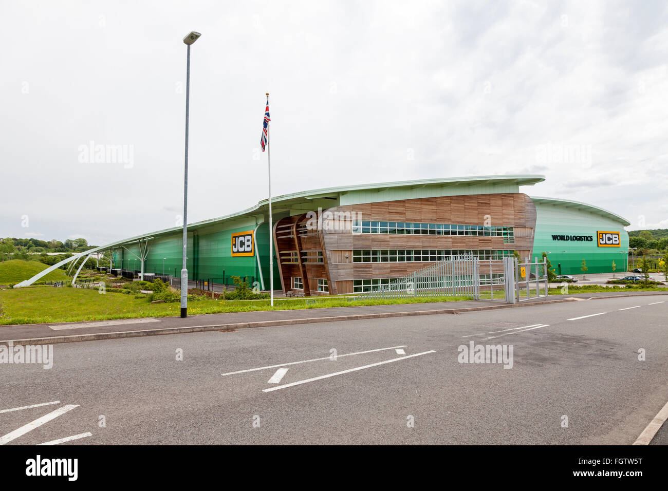 The JCB World Logistics distribution centre Blue Planet building at ...
