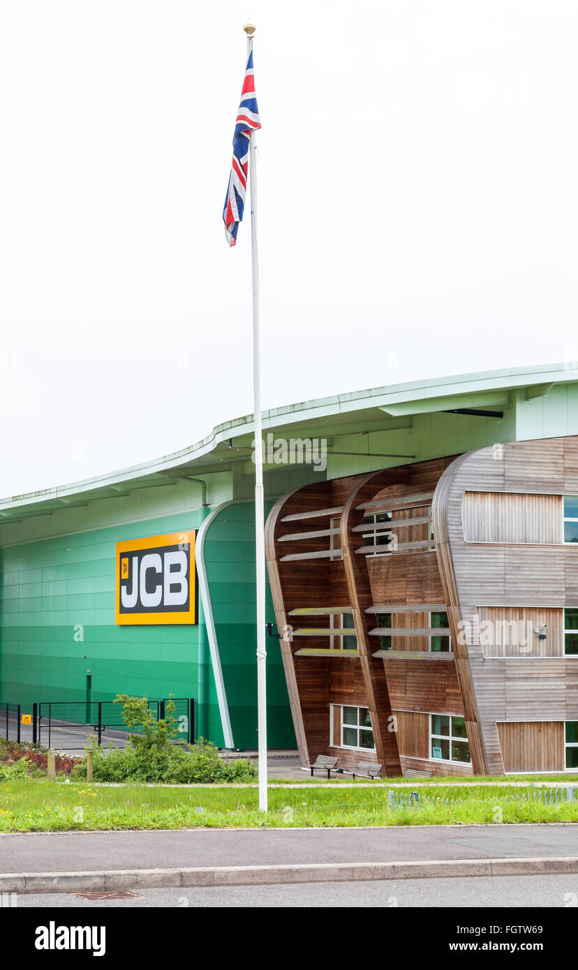 The JCB World Logistics distribution centre Blue Planet building at ...