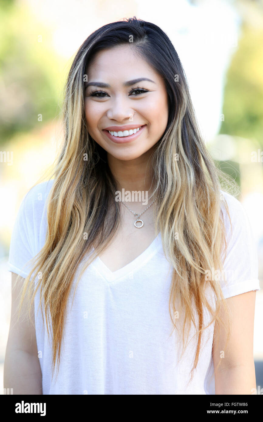 American singer and songwriter Jessica Sanchez attends Indulge House ...
