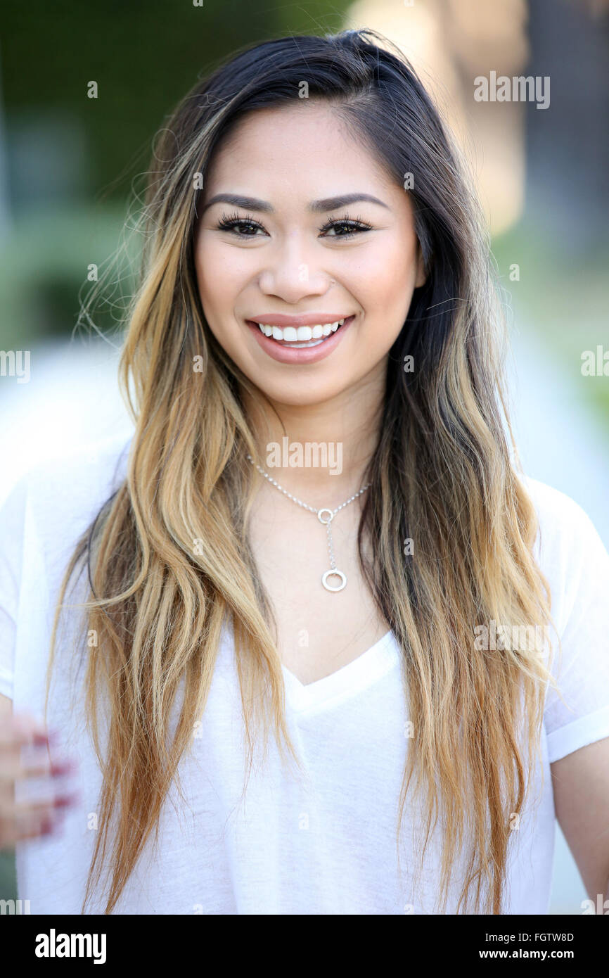 American singer and songwriter Jessica Sanchez attends Indulge House ...