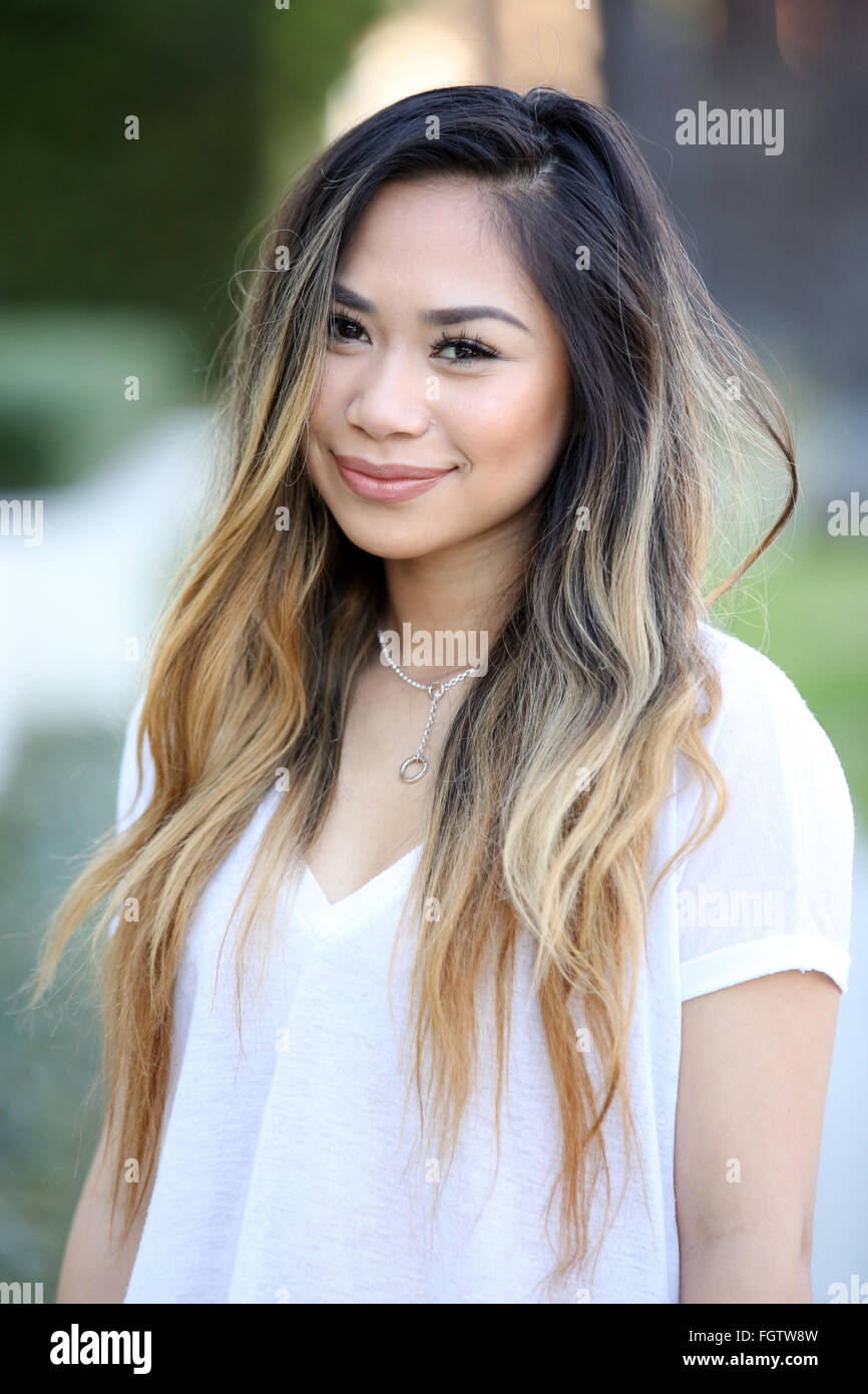 American singer and songwriter Jessica Sanchez attends Indulge House ...