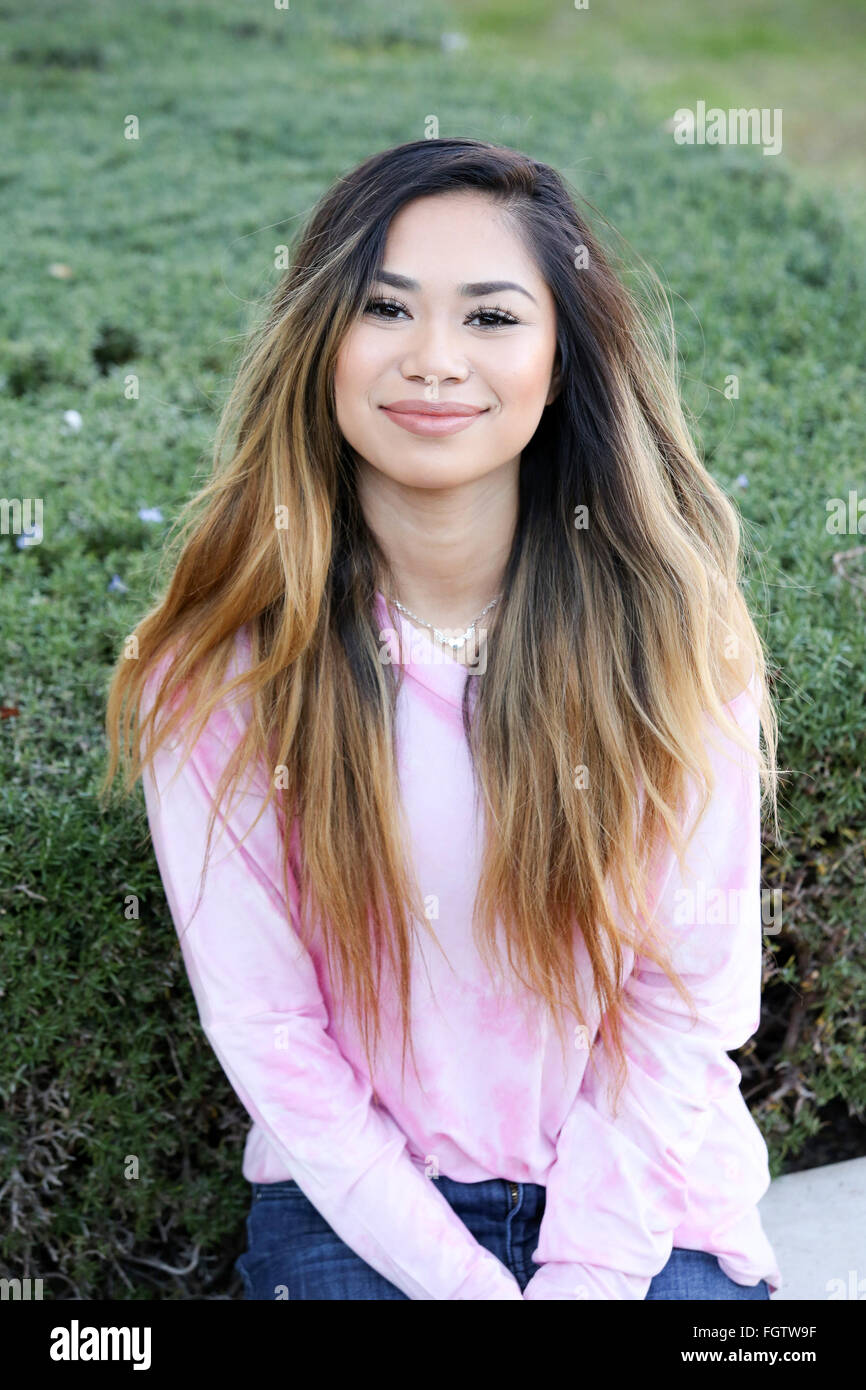 American singer and songwriter Jessica Sanchez attends Indulge House ...