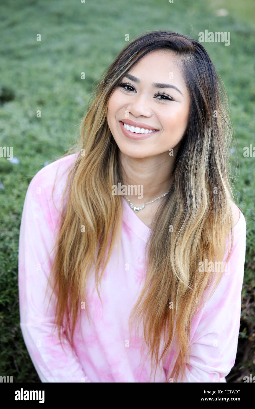 American singer and songwriter Jessica Sanchez attends Indulge House ...