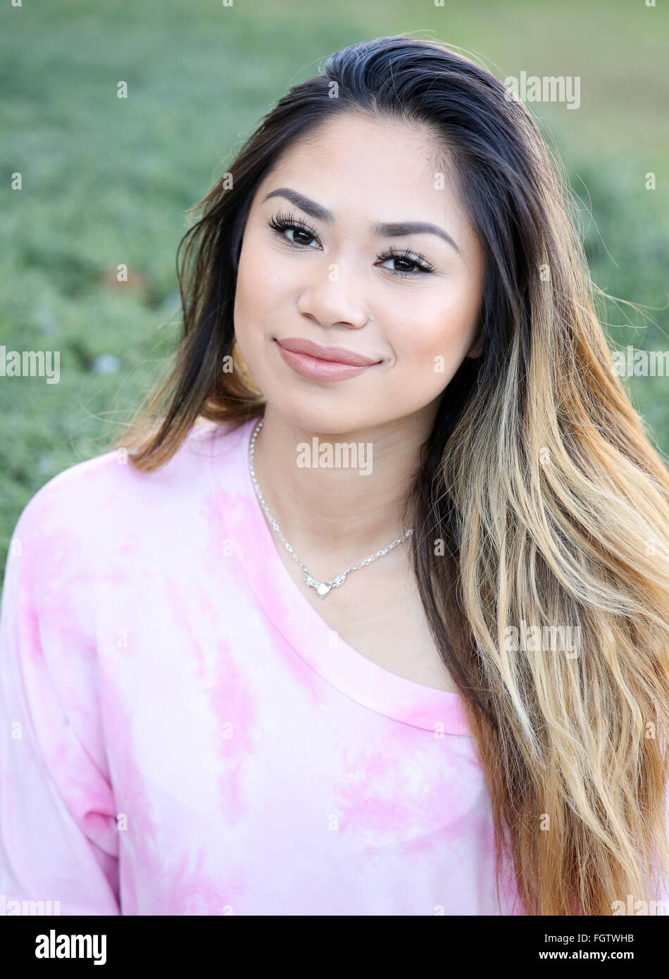 American singer and songwriter Jessica Sanchez attends Indulge House ...