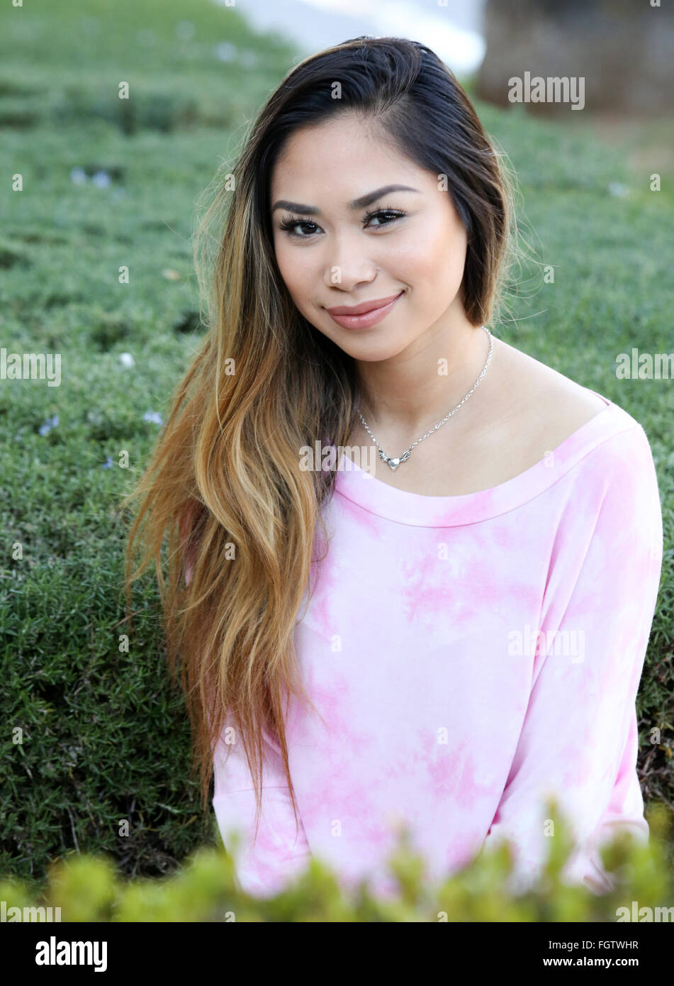 American singer and songwriter Jessica Sanchez attends Indulge House ...