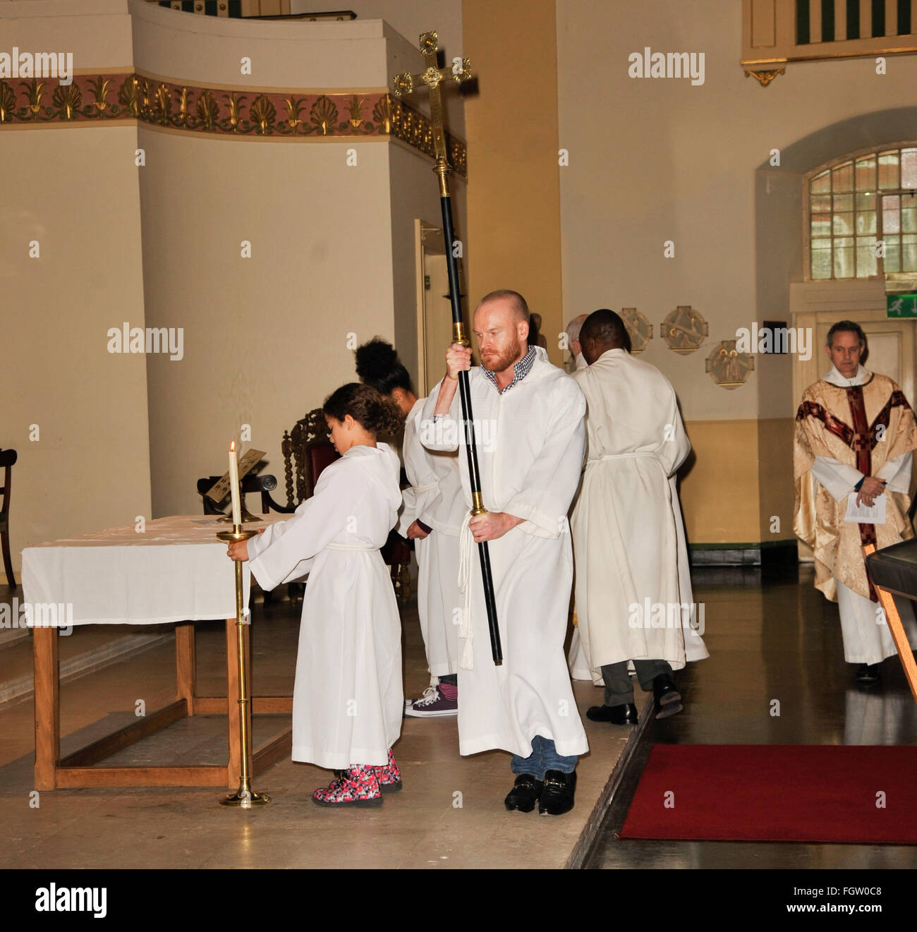 Gay rights activist Philip Christopher Baldwin takes the part of ...