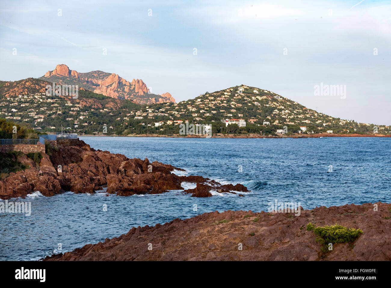 Le Dramont Peninsula, Agay Bay and Estérel Hills, Agay, Saint-Raphaël ...
