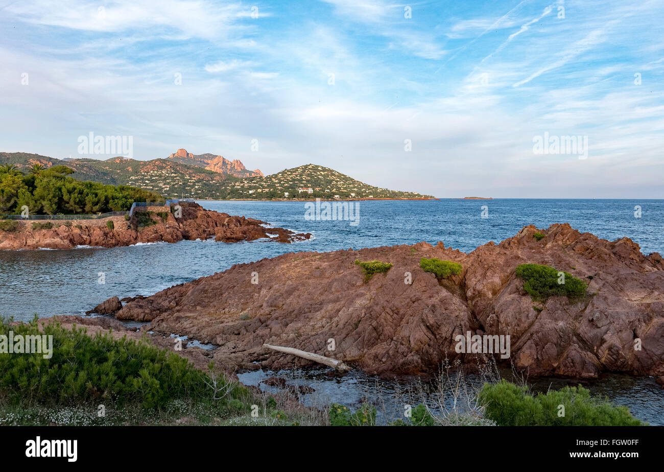Le Dramont Peninsula, Agay Bay and Estérel Hills, Agay, Saint-Raphaël ...