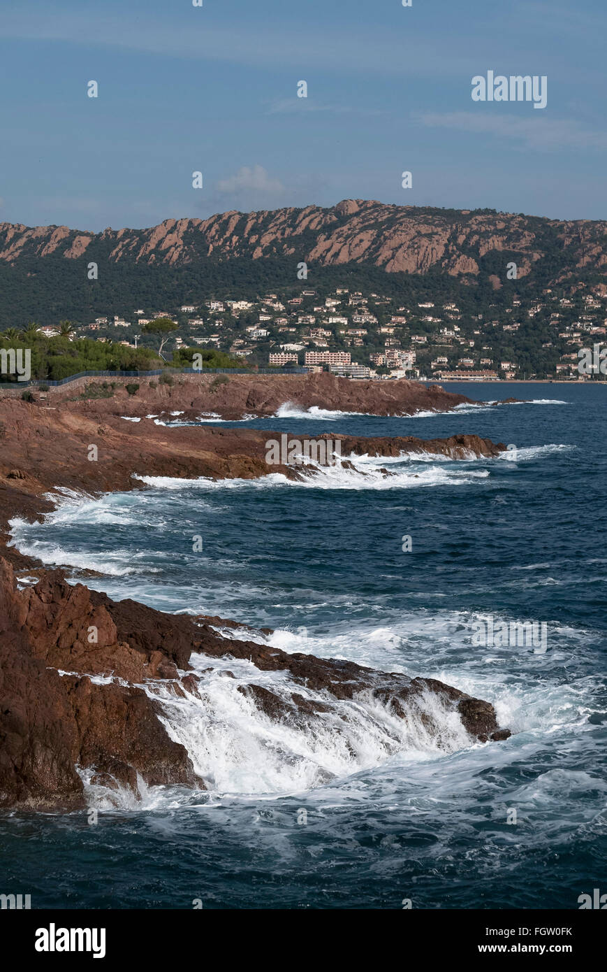 Le Dramont Peninsula, Agay Bay and Estérel Hills, Agay, Saint-Raphaël ...