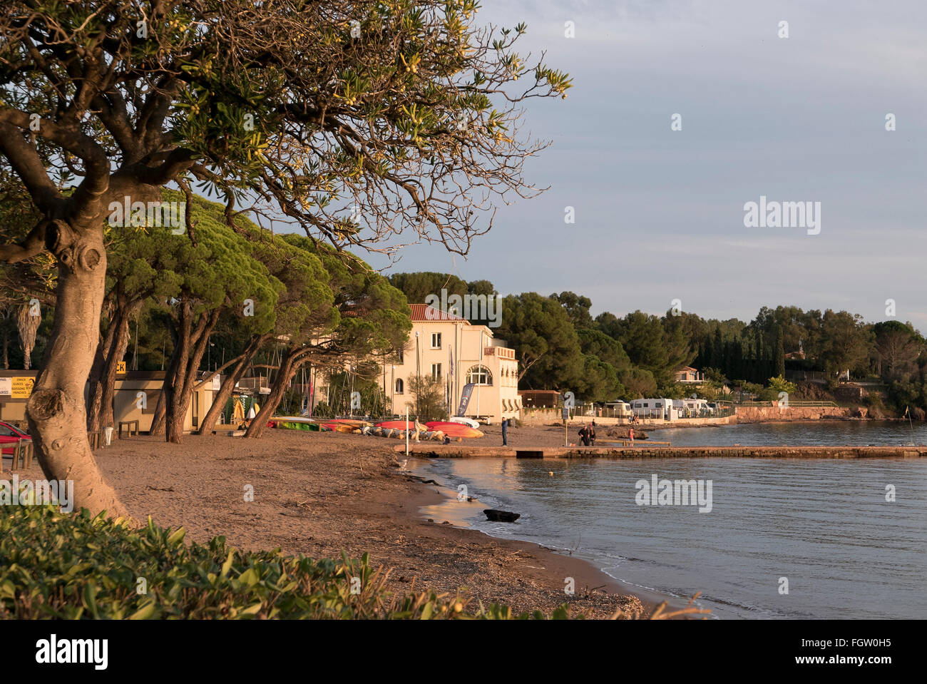 Strand von Agay, Saint-Raphaël, Dep. Var, Côte d'Azur, Frankreich ...