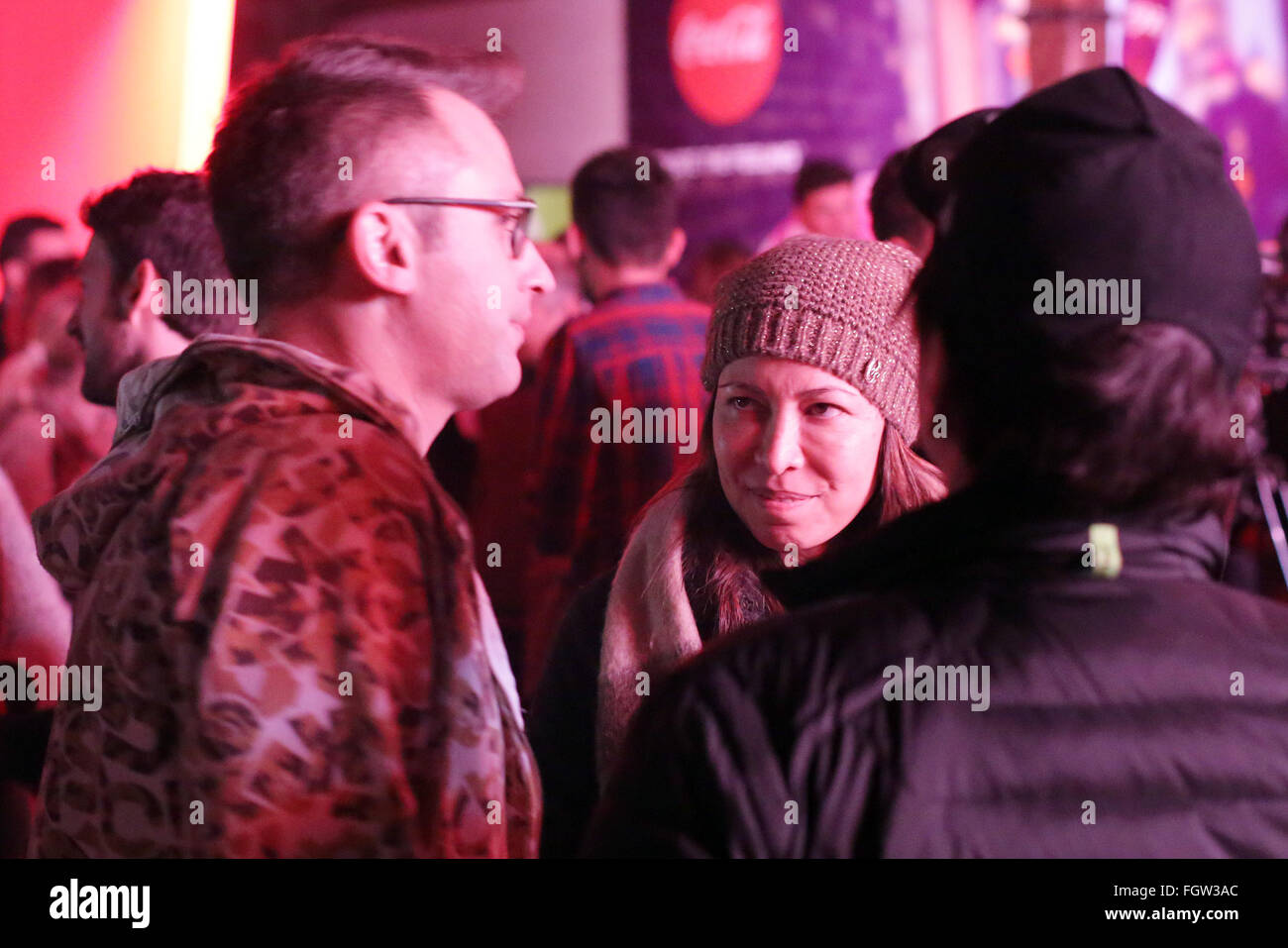 American singer-songwriter Anjani Thomas attends the launch of the new ...