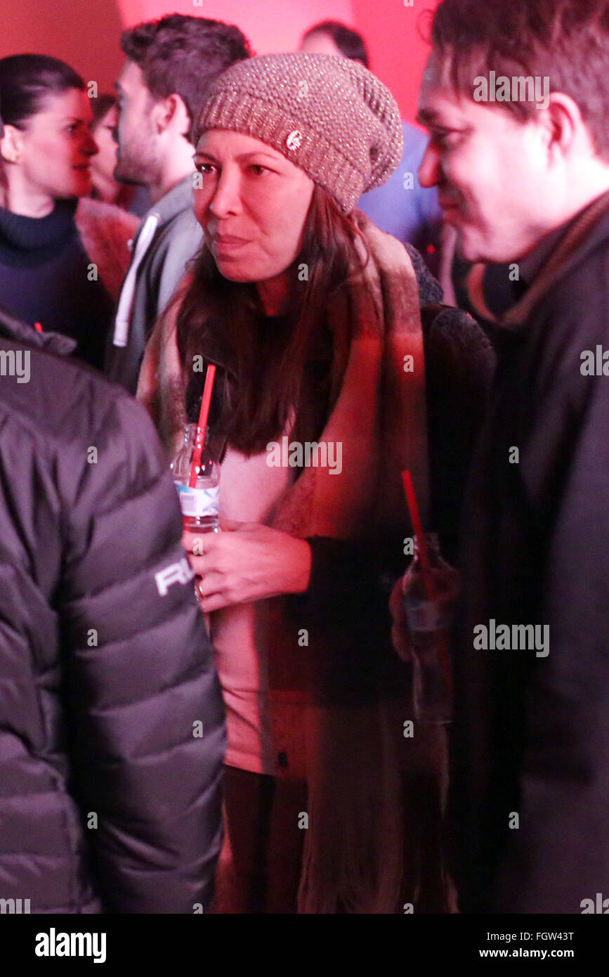 American singer-songwriter Anjani Thomas attends the launch of the new ...