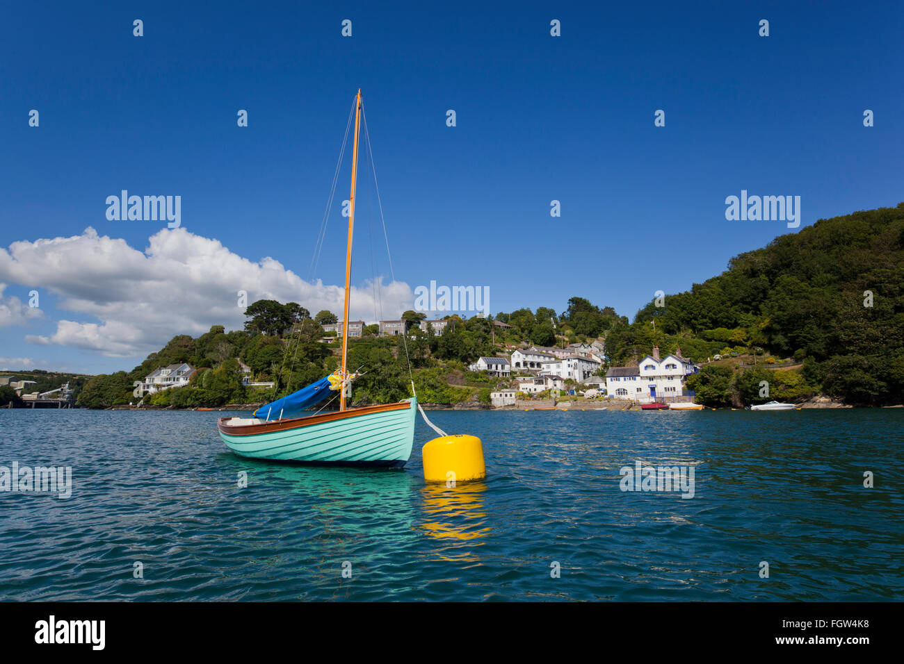 Bodinnick; Ferryside; River Fowey; Cornwall; UK Stock Photo - Alamy