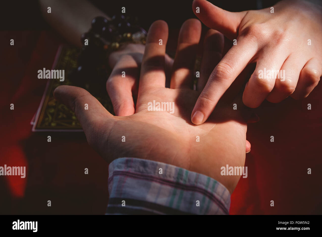 Palm reading gypsy hi-res stock photography and images - Alamy